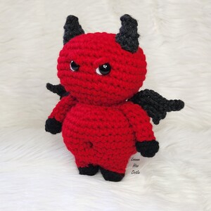 Devil Crochet Pattern Baphomet Amigurumi Plush Satan Cute Stuffed Animal Baby Krampus Amigurumi ...
