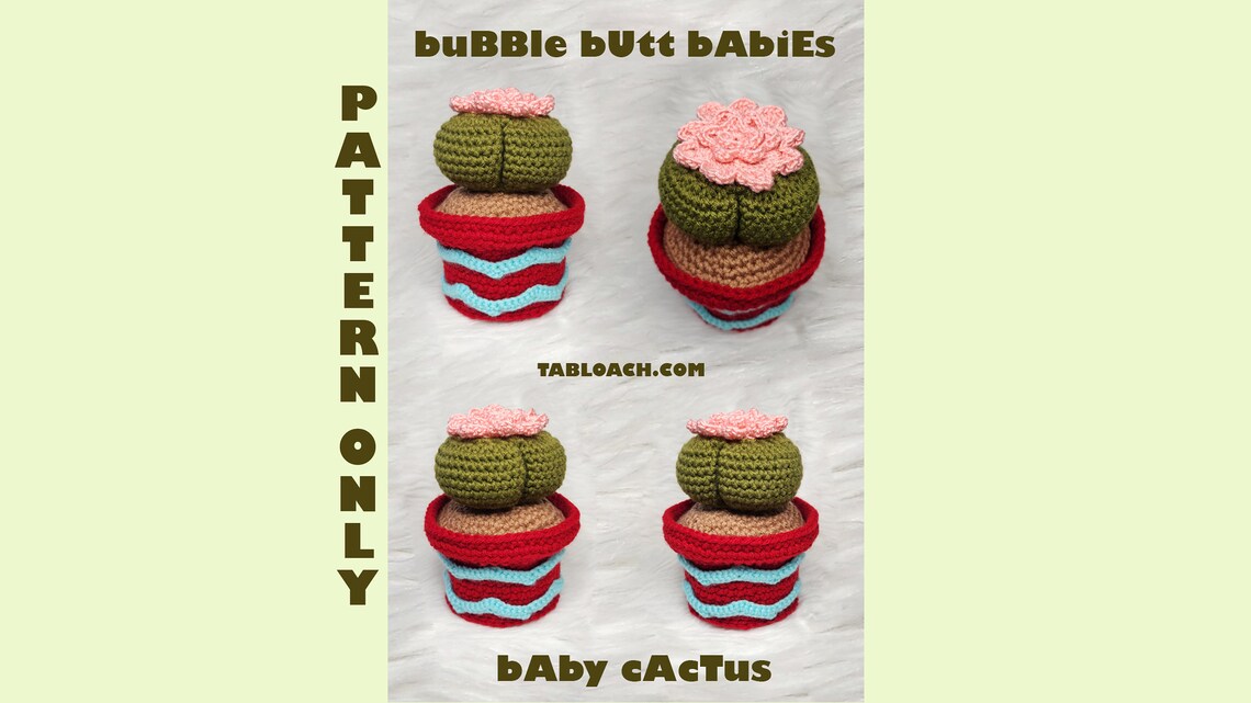 Cactus Butt Crochet Pattern PDF Tutorial DIY Step-by-step - Etsy