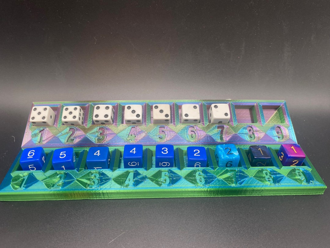 D&D Spell Slot Tracker Dice Rack - Etsy