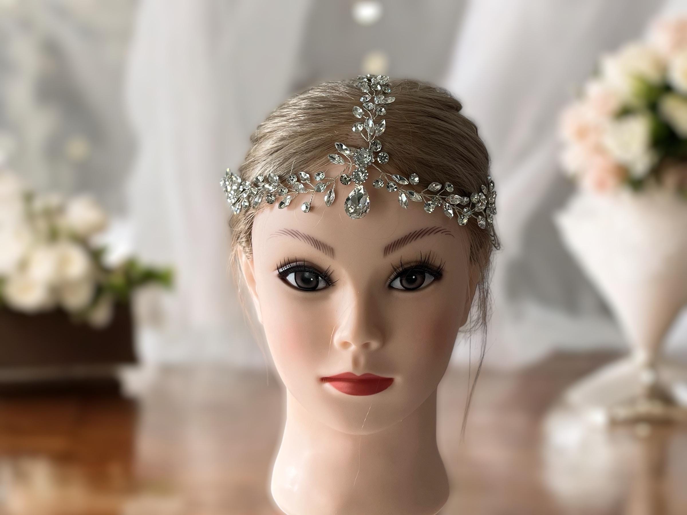 Fashion Multi-layered Rhinestone Headband Forehead, Hair Chains ...