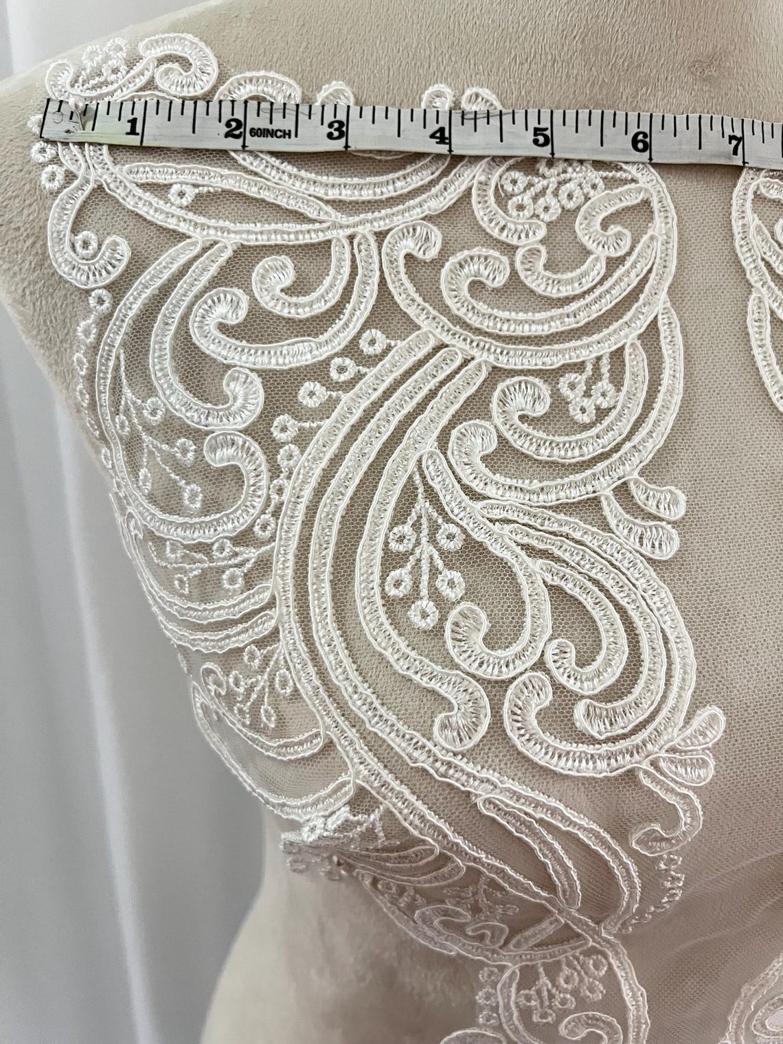 Handmade Mesh Lace, Elegant Embroidery Lace, Lace Embroidery Trim for ...