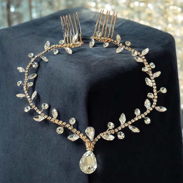 Bridal Forehead Band - Etsy