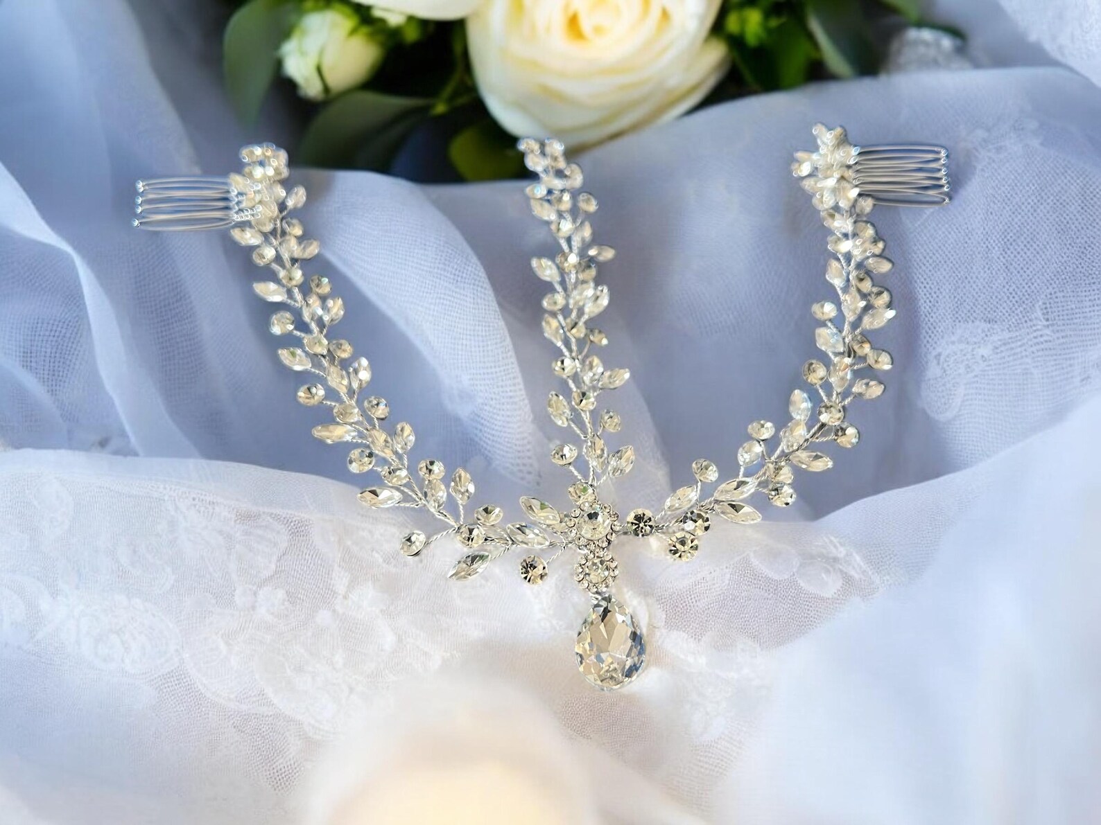 Fashion Multi-layered Rhinestone Headband Forehead, Hair Chains ...