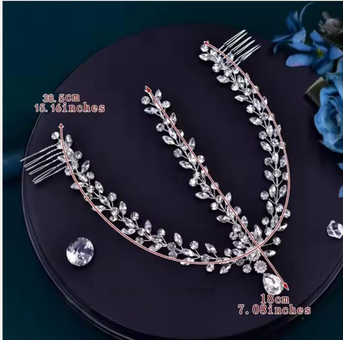 Fashion Multi-layered Rhinestone Headband Forehead, Hair Chains ...