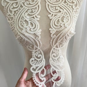 Handmade Mesh Lace, Elegant Embroidery Lace, Lace Embroidery Trim for ...