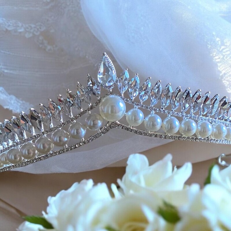 Pearl Crown - Etsy