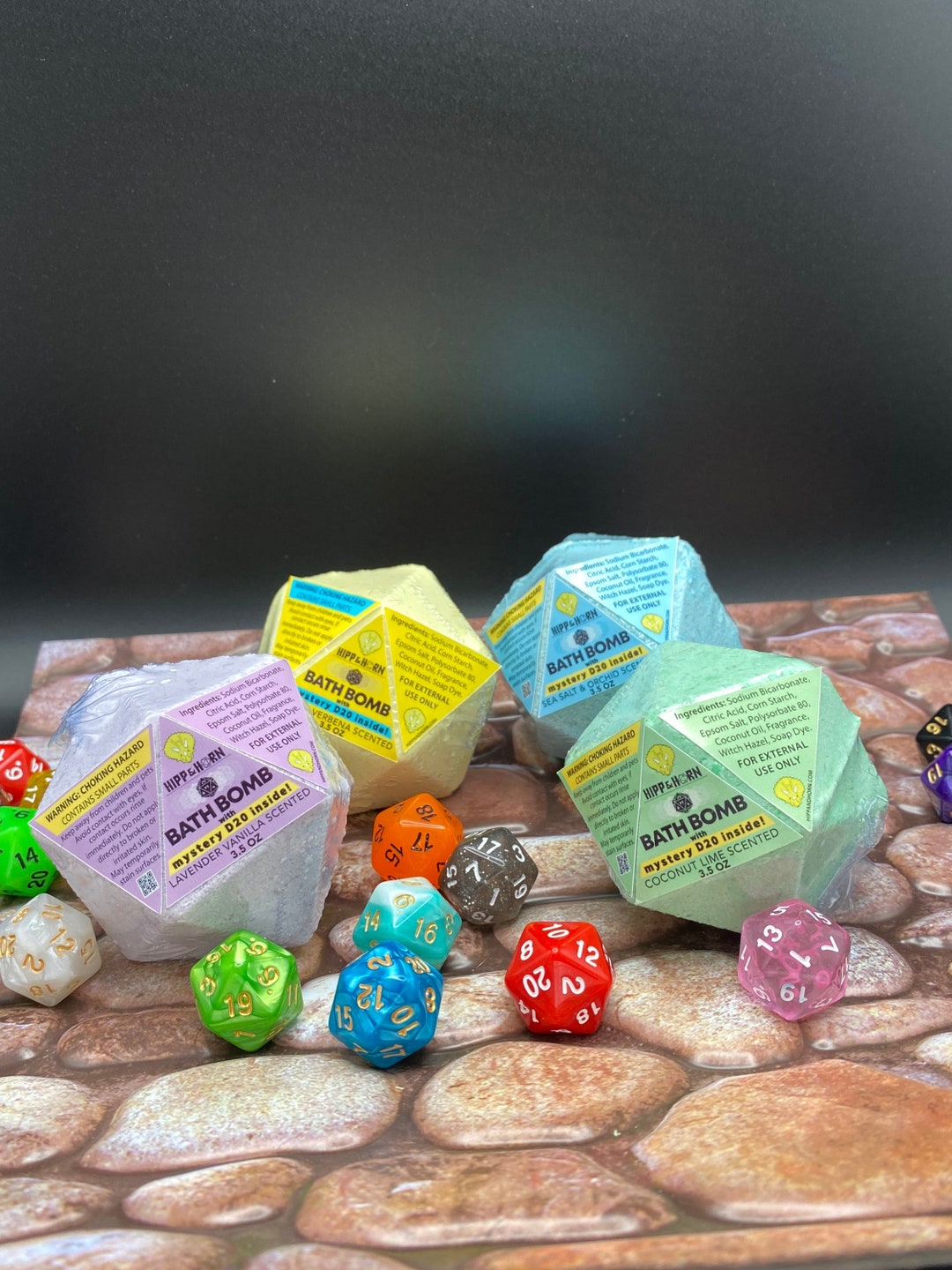 MYSTERY D20 Bath Bomb - Choose Your Scent - Dungeons and Dragons ...