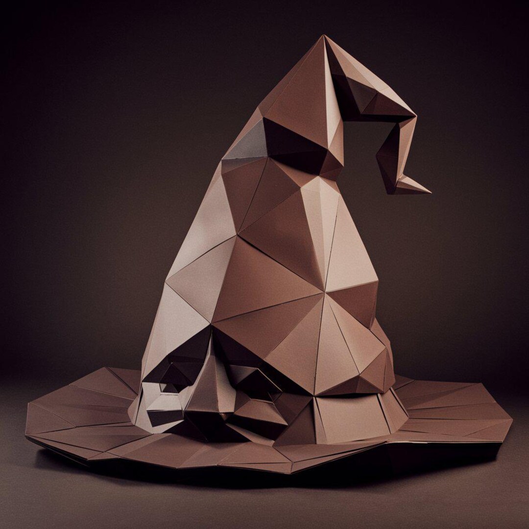 Harry Potter Sorting Hat Papercraft, Witch Wizard Hat - Etsy