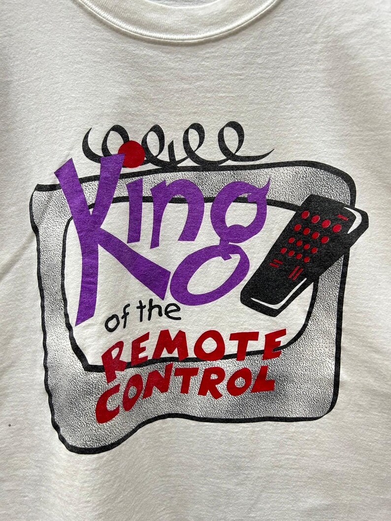 Vintage 2000s King of the Remote Control Tshirt Size 2XL - Etsy
