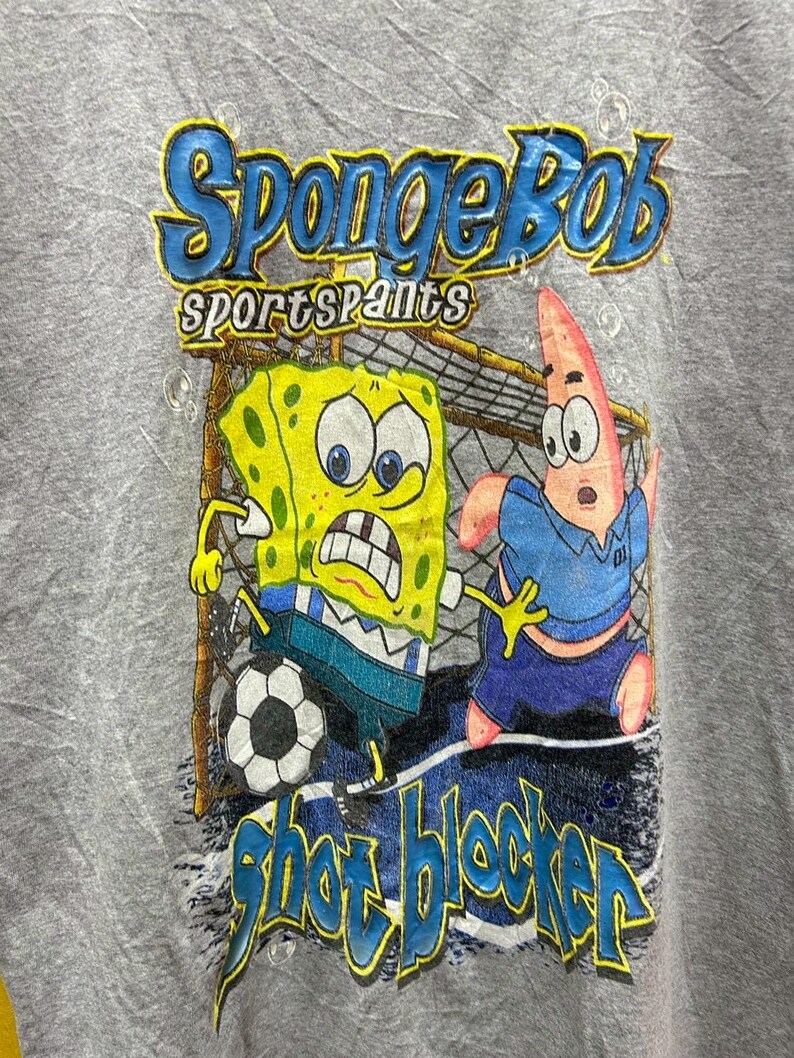 Vintage 2000s Spongebob Cartoon Tshirt Size S-M - Etsy