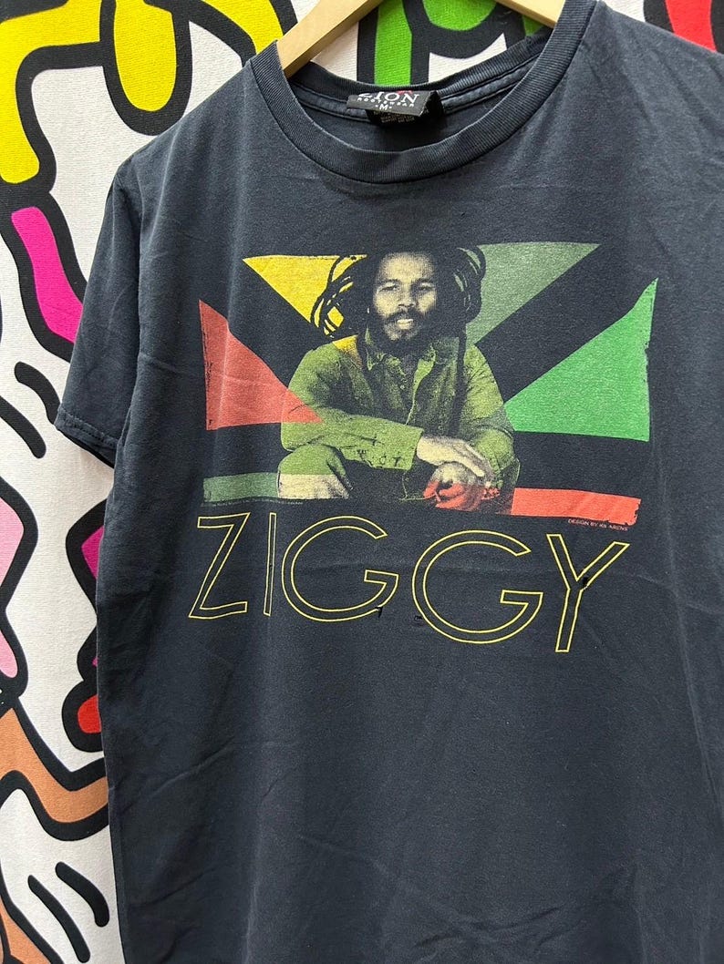 Vintage 2000s Ziggy Marley Zion Tshirt Size M - Etsy
