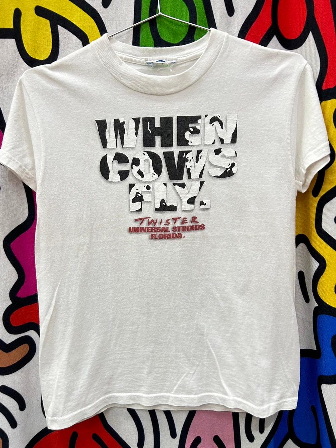 Vintage 90s When Cows Fly Twister Movie Tshirt Size S - Etsy