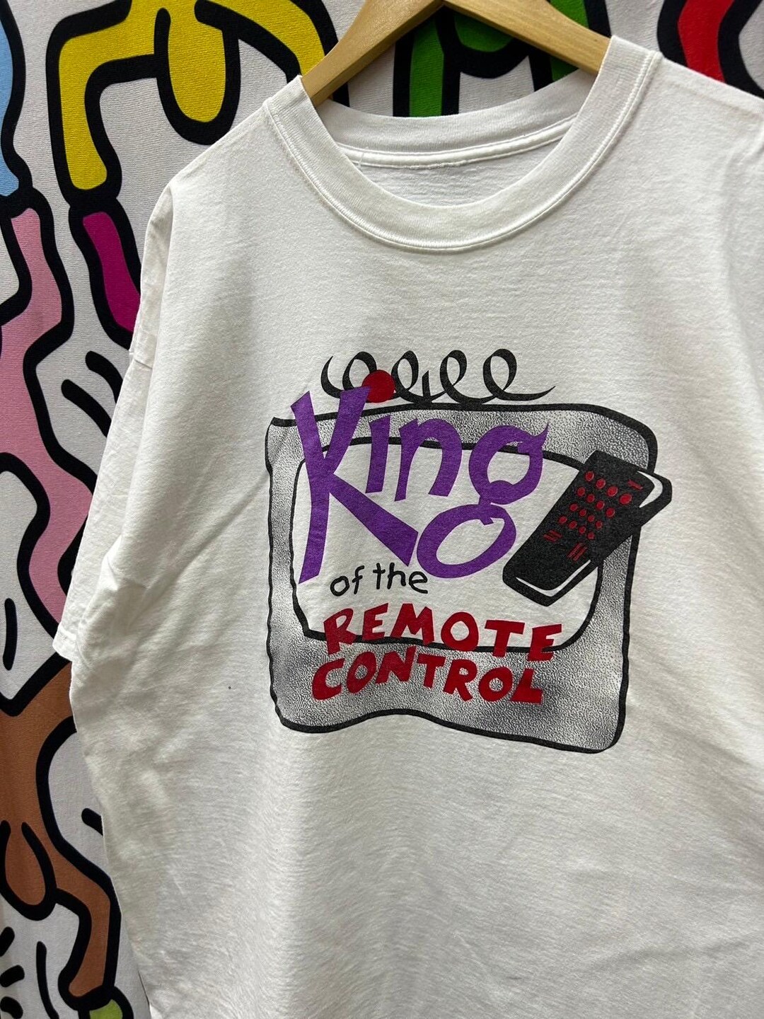 Vintage 2000s King of the Remote Control Tshirt Size 2XL - Etsy