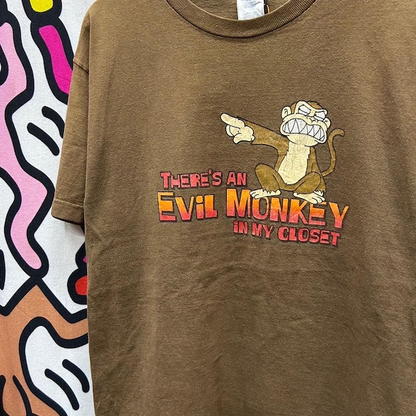 Monkey Shirt 2000s - Etsy