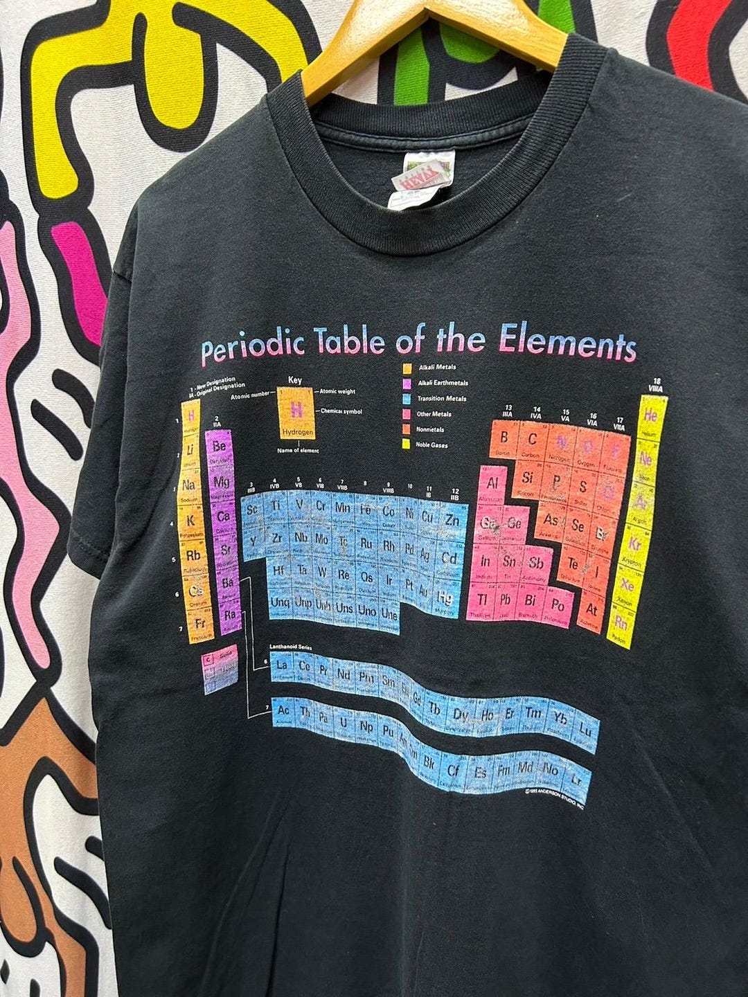 Vintage 1995 Periodic Table of the Elements Art Tshirt Size L - Etsy