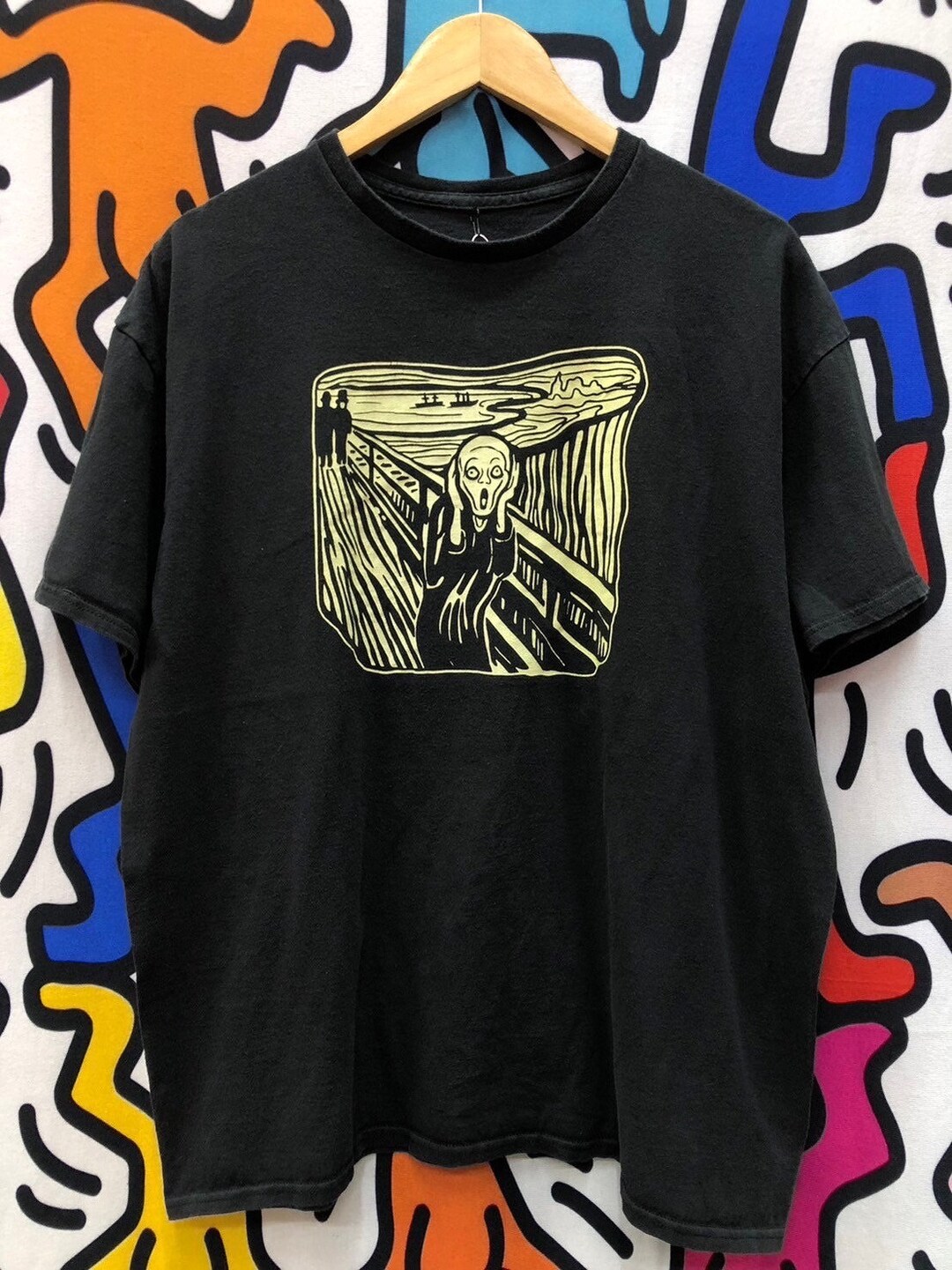 Vintage Edvard Munch - the Scream Tshirt Size XL - Etsy