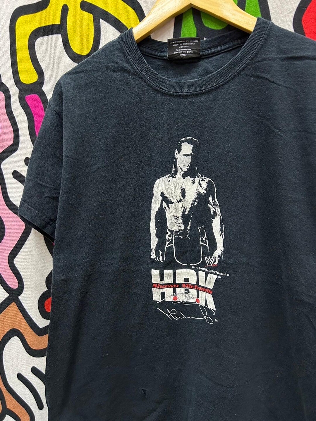 Vintage 2000s HBK Shawn Michael WWF Tshirt Size M - Etsy