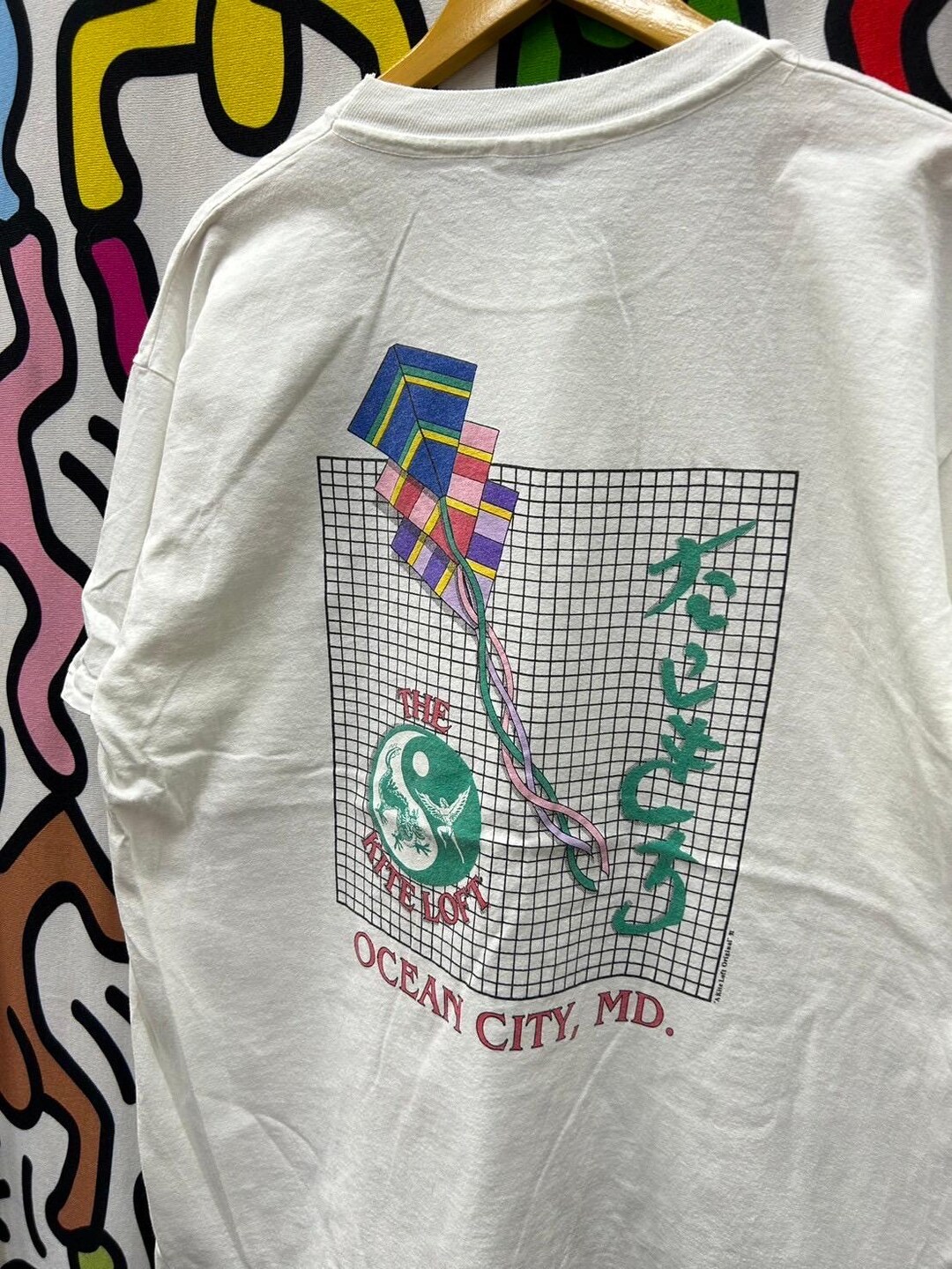 Vintage 1992 the Kite Loft Art Tshirt Size XL - Etsy