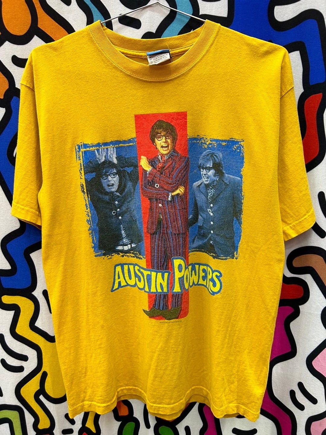 Vintage Austin Powers Movie Tshirt Size L - Etsy