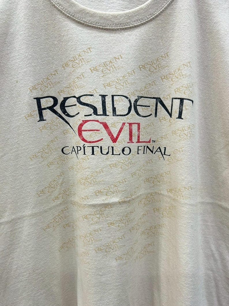 Vintage 2000s Resident Evil Tshirt Size XL - Etsy