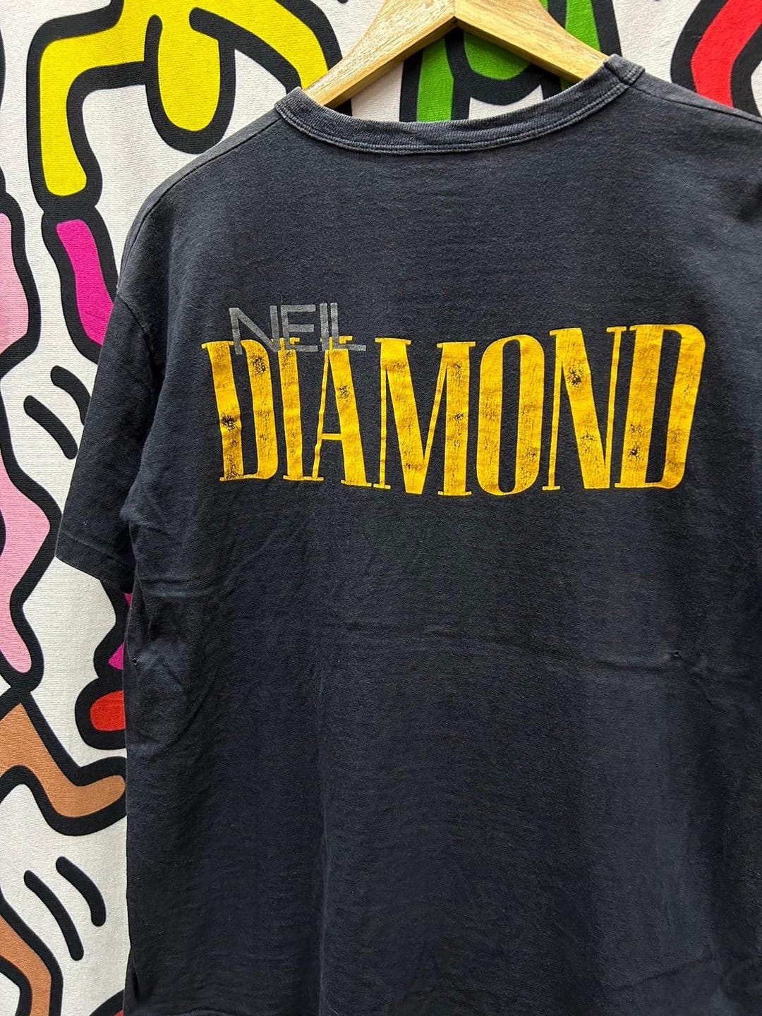 Vintage 90s Neil Diamond Tshirt Size M - Etsy