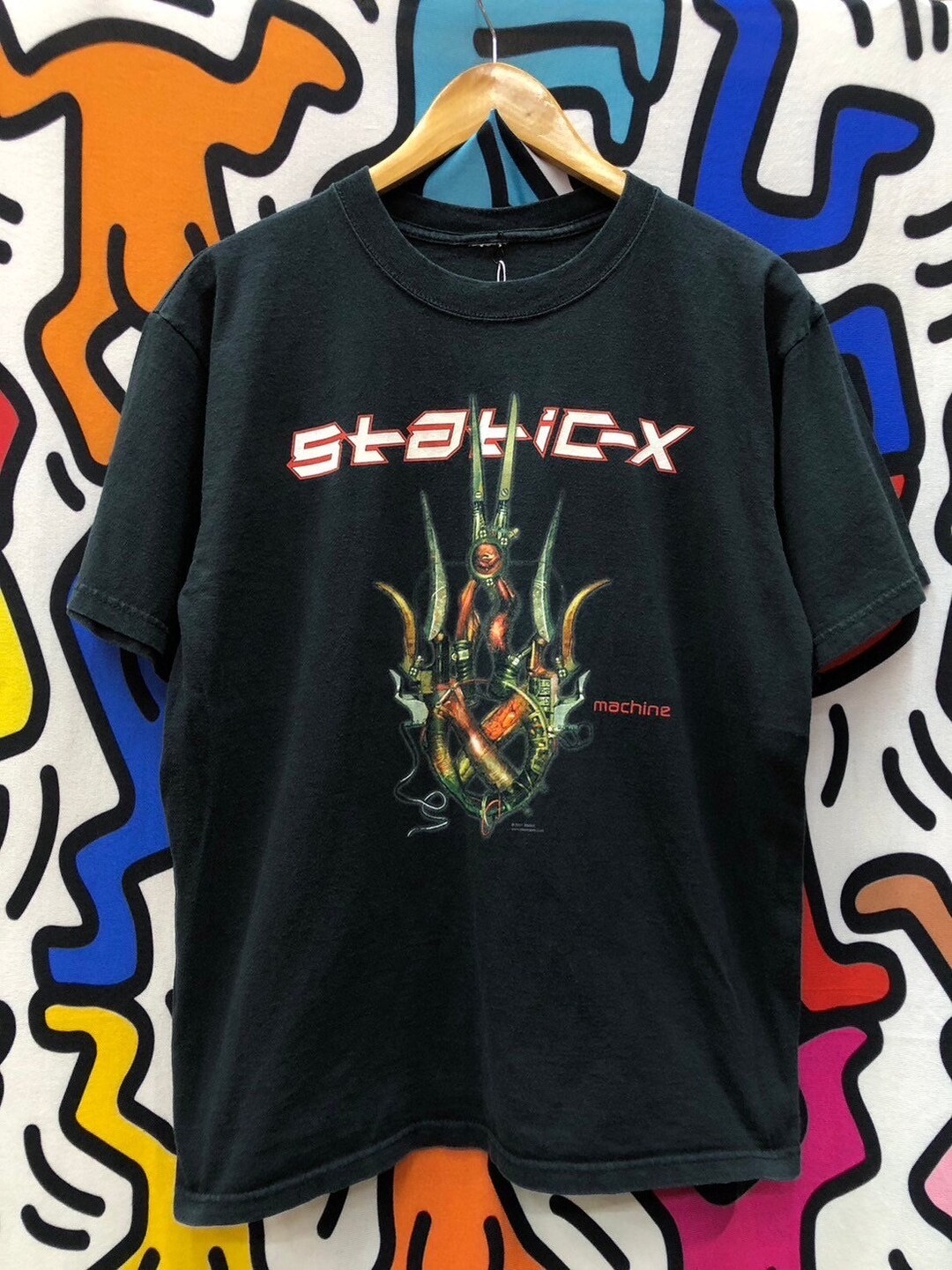 Vintage 2001 Static X Band Tshirt Size M 2-side - Etsy