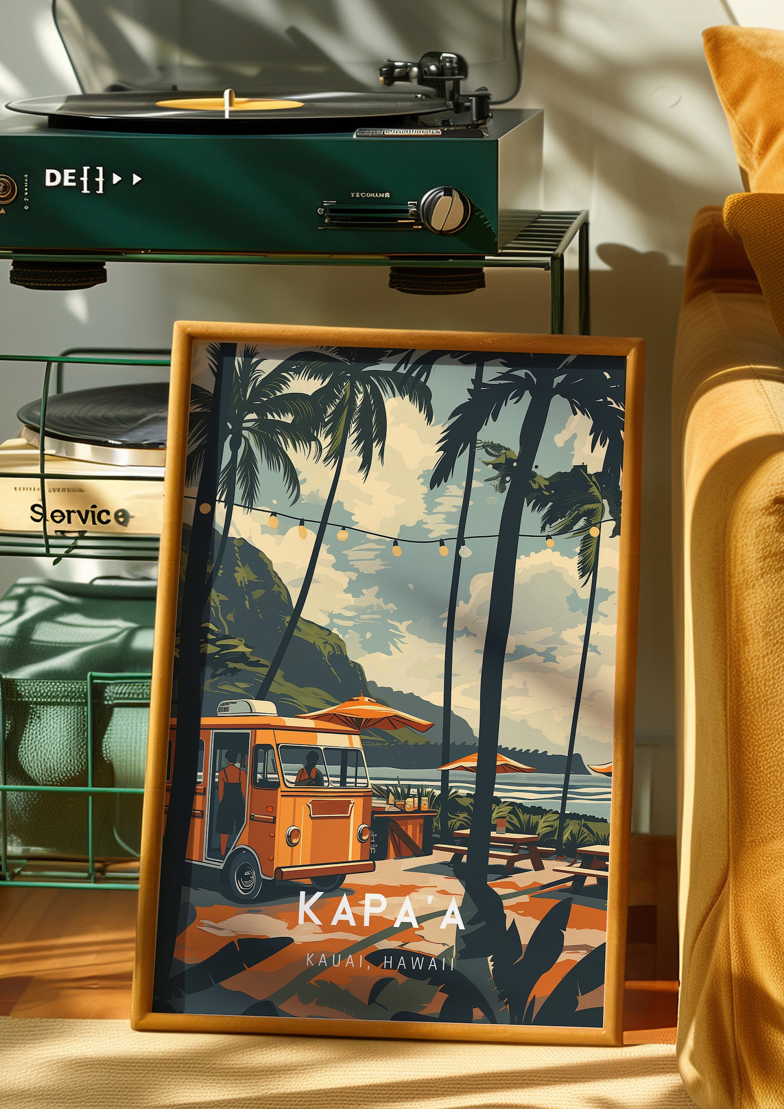 Kapaa Food Truck, Kauai, Hawaii, Print Art Framed Photo, Gift Hawaiian ...