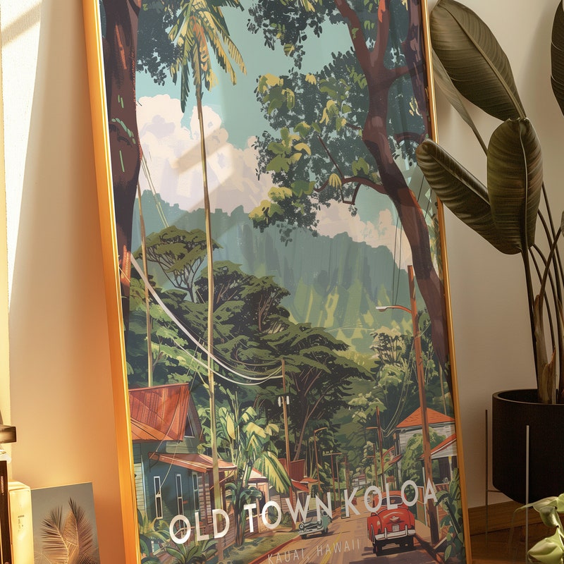 Framed Old Hawaiian Art - Etsy