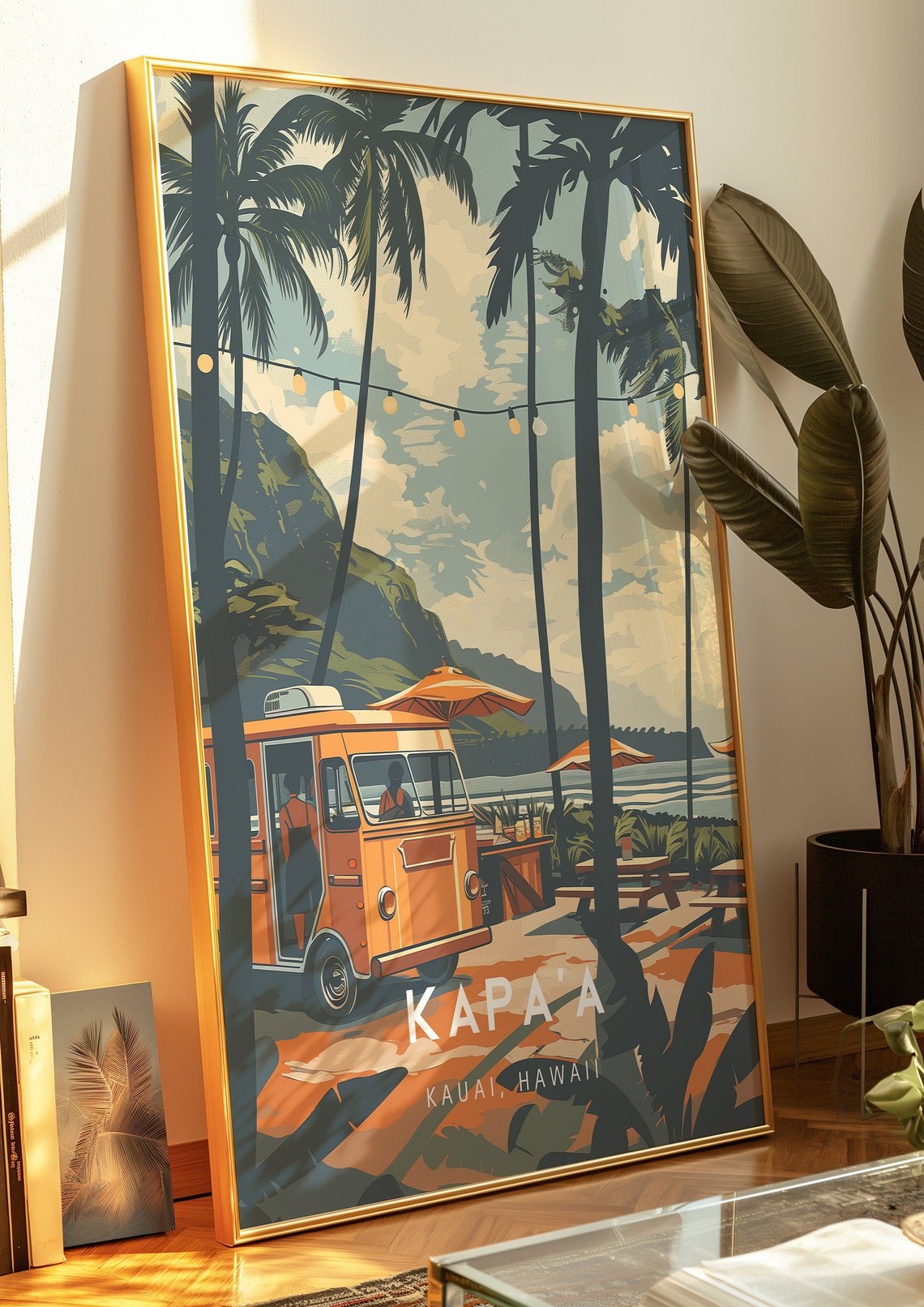 Kapaa Food Truck, Kauai, Hawaii, Print Art Framed Photo, Gift Hawaiian ...
