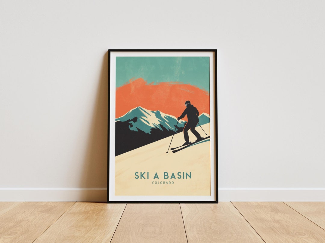 Arapahoe Basin Ski Resort Wall Art, Colorado, Epic Ikon Pass, Skiing ...
