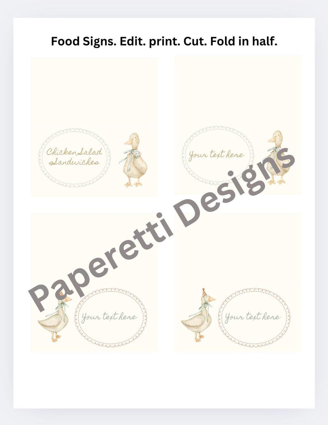 Silly Goose Birthday Favor Tags. Silly Goose Birthday Party. 1st ...