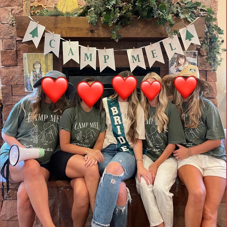 Camp Bachelorette Banner. Camp Bach. Camp Banner. Birthday Camp Banner ...