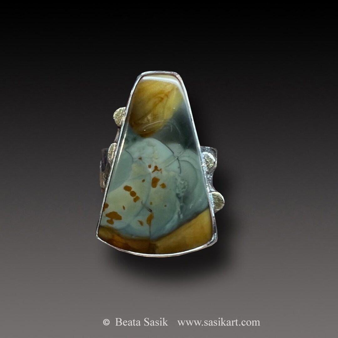 Morrisonite Jasper Ring Sterling Silver Handmade Ring - Etsy