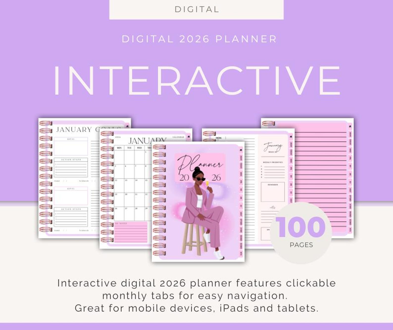 2026 Digital Planner: My Next Era Interactive - Etsy UK