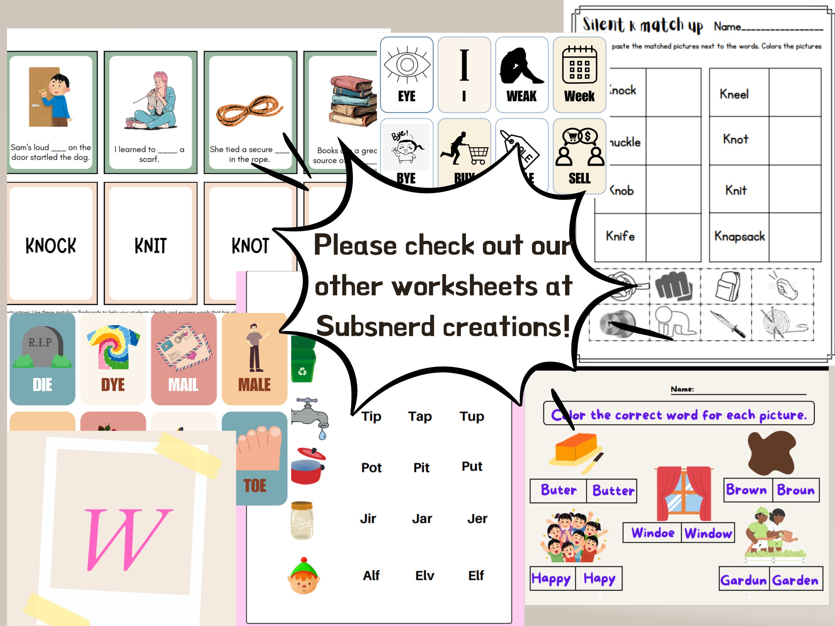 Digital Literacy Worksheets for Grade 1 & 2: Online Safety, Word Puzzle ...