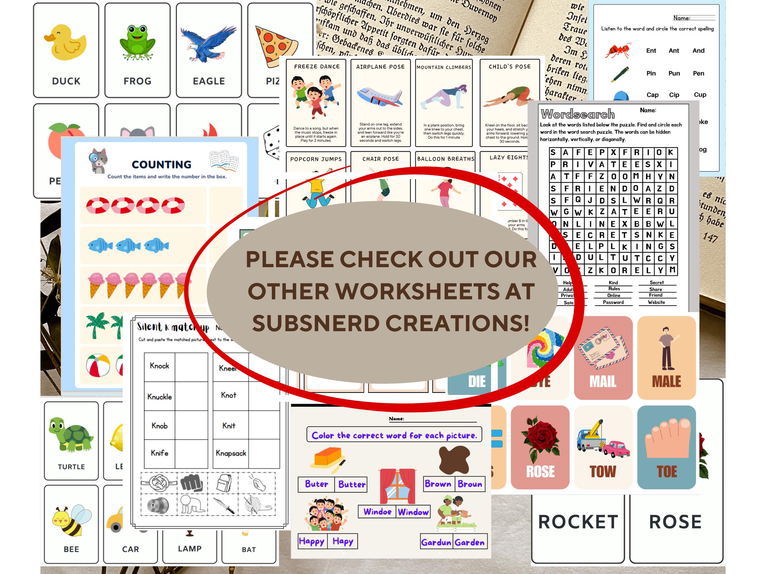 Grade 1 and 2 Number Line Worksheet | Missing Numbers Activity With ...