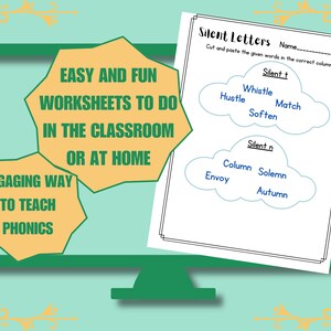 Silent Letters Phonics Worksheets for Grade 2 and 3 - Teach Reading ...