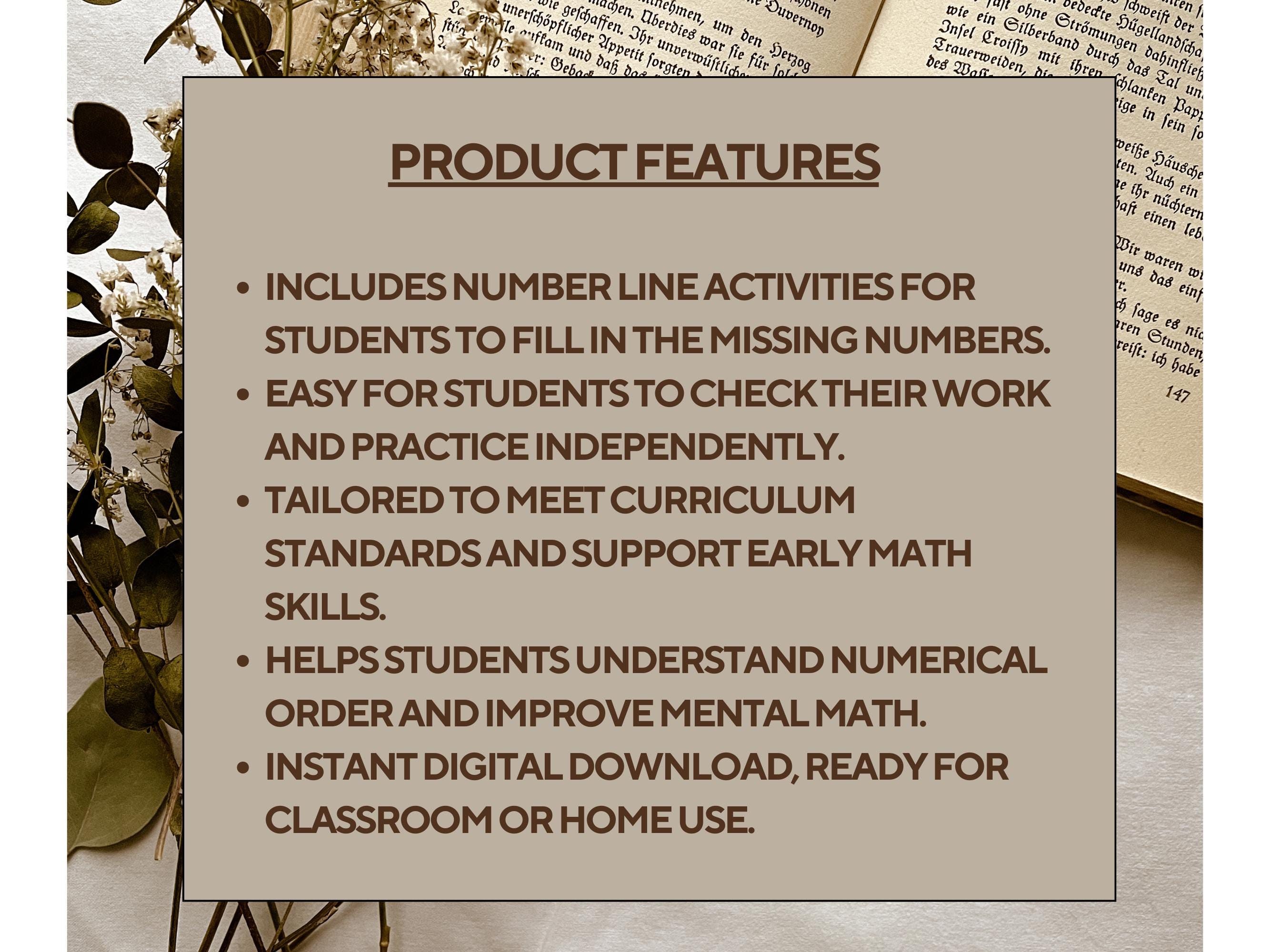 Grade 1 and 2 Number Line Worksheet | Missing Numbers Activity With ...