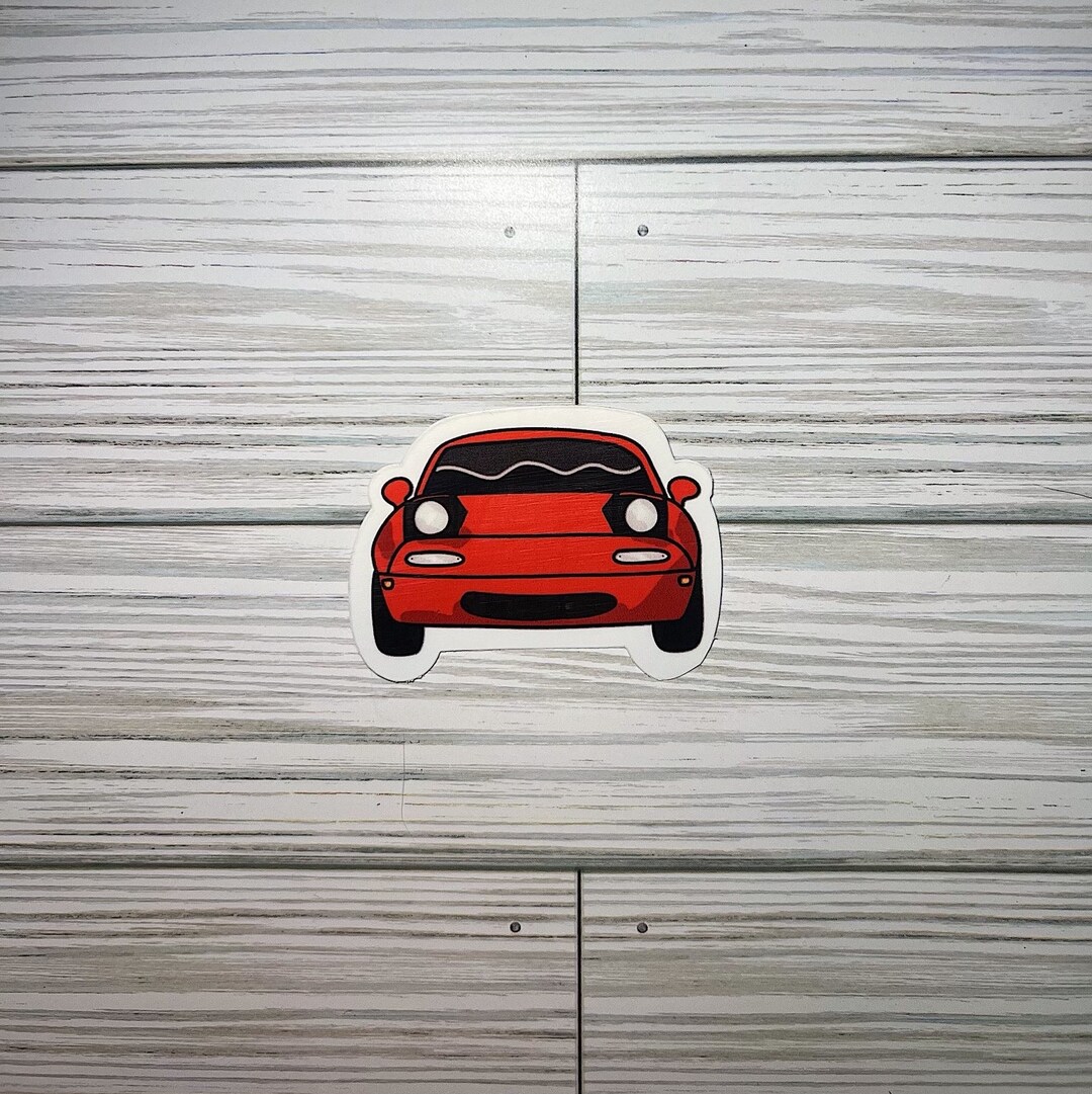 Kawaii JDM Miata Sticker, JDM Sticker, Laptop Sticker, Automotive ...