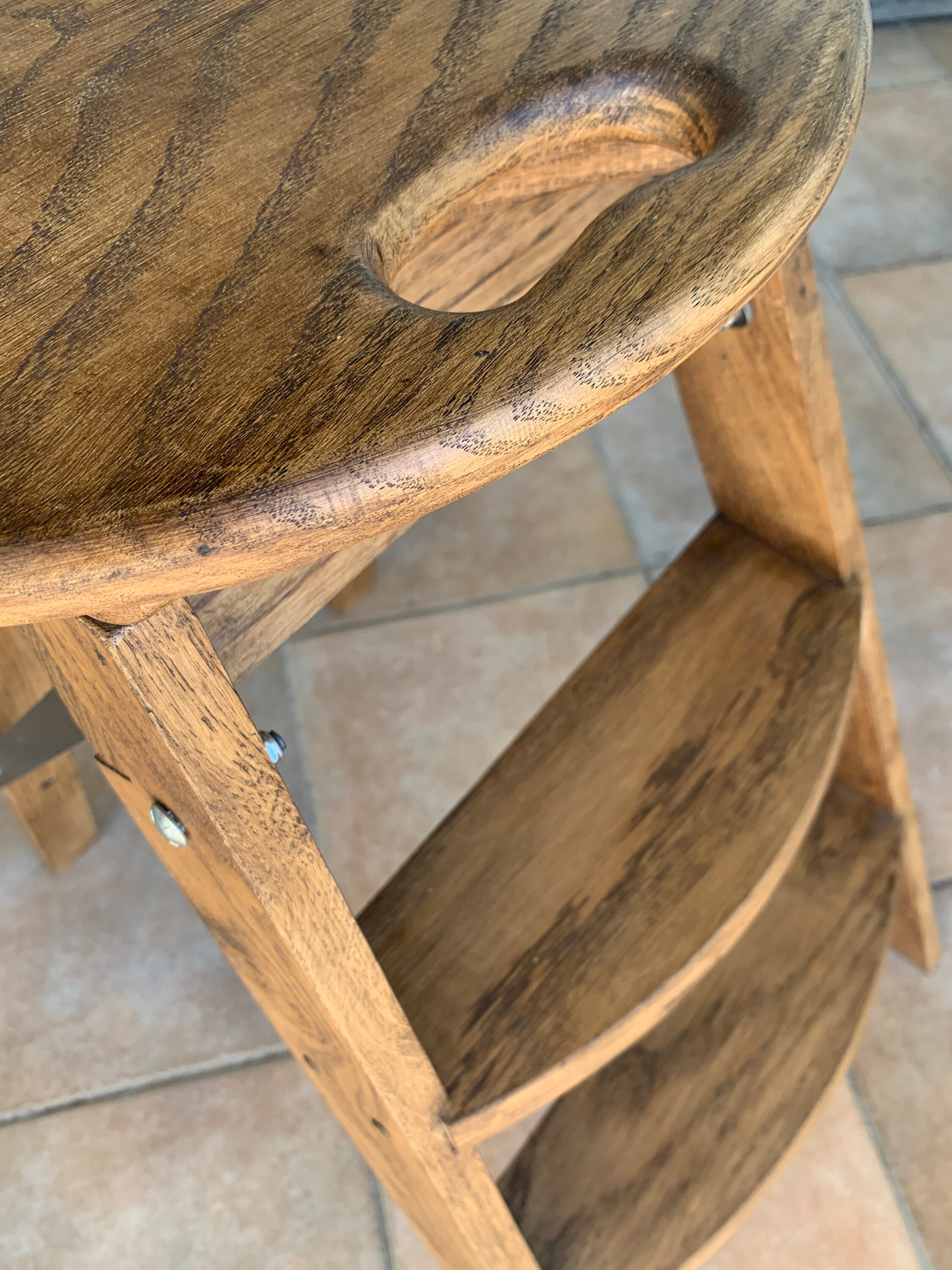Oak Folding Step Stool / Ladder - Etsy