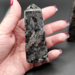 Natural Larvikite Tower - Etsy