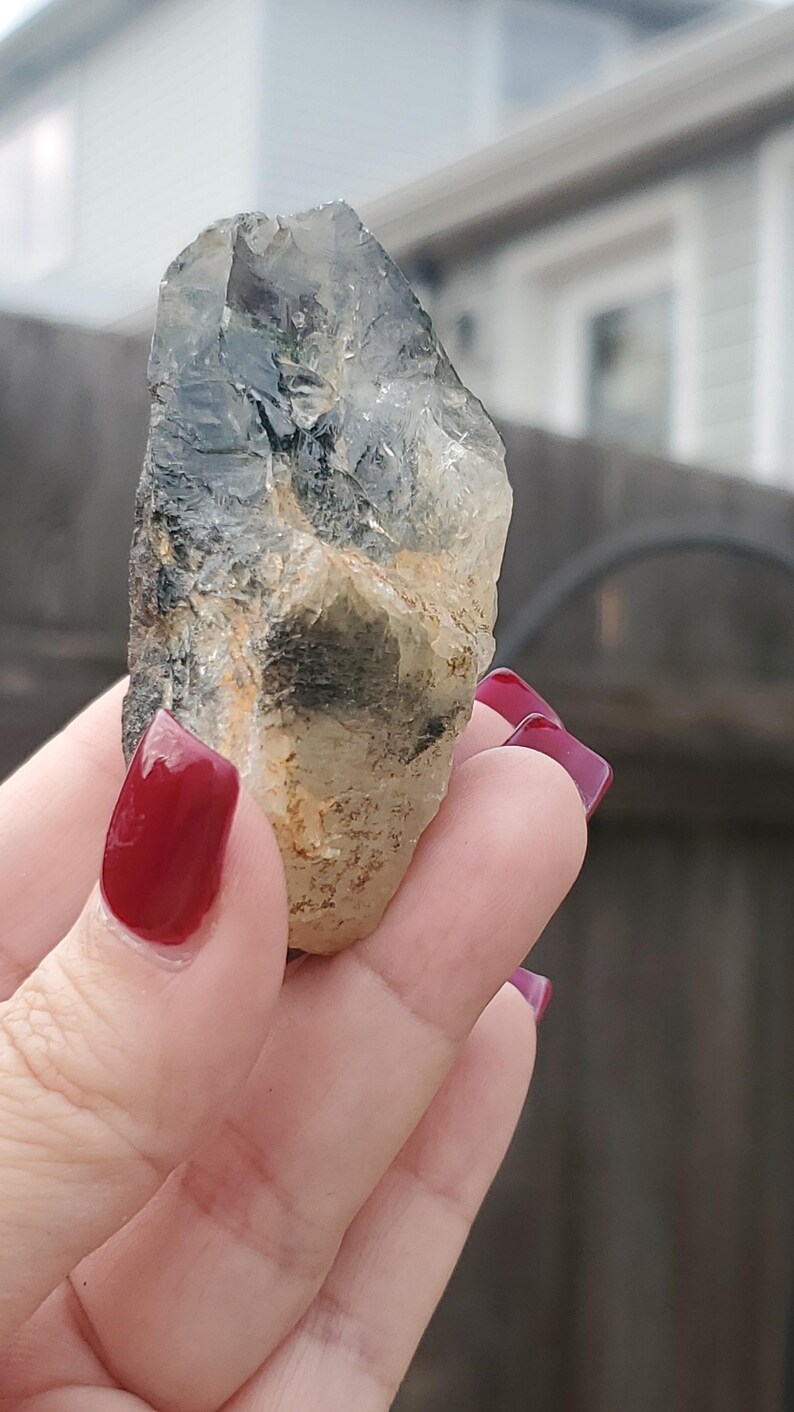 Natural Quartz With Chlorite Inclusions - Etsy