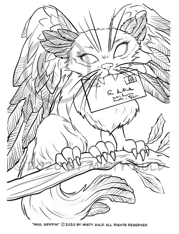 Gryphon Coloring Pages