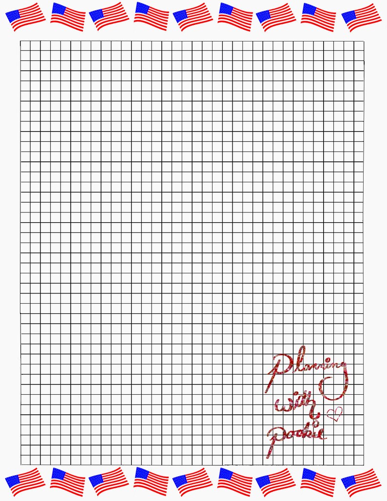 4th of July Printable PDF - Etsy