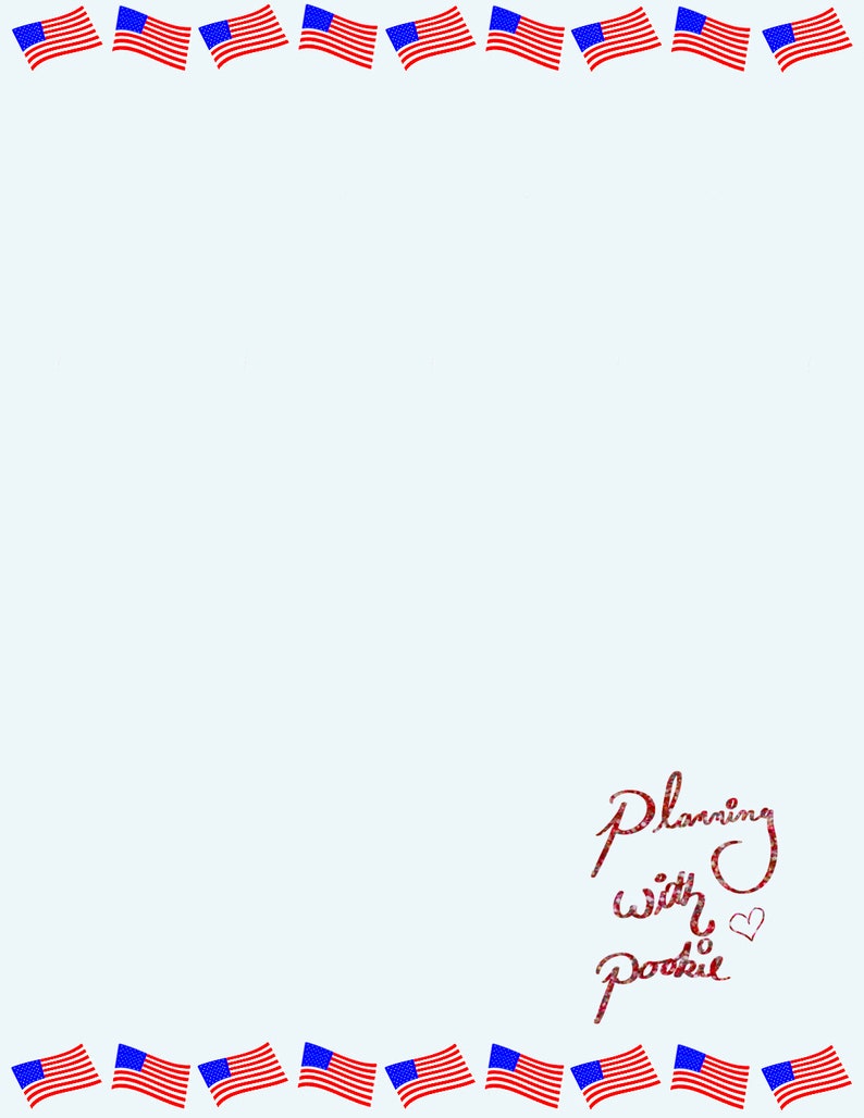 4th of July Printable PDF - Etsy