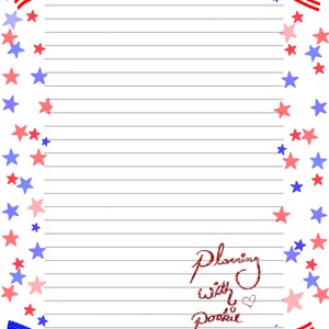 4th of July Printable PDF - Etsy