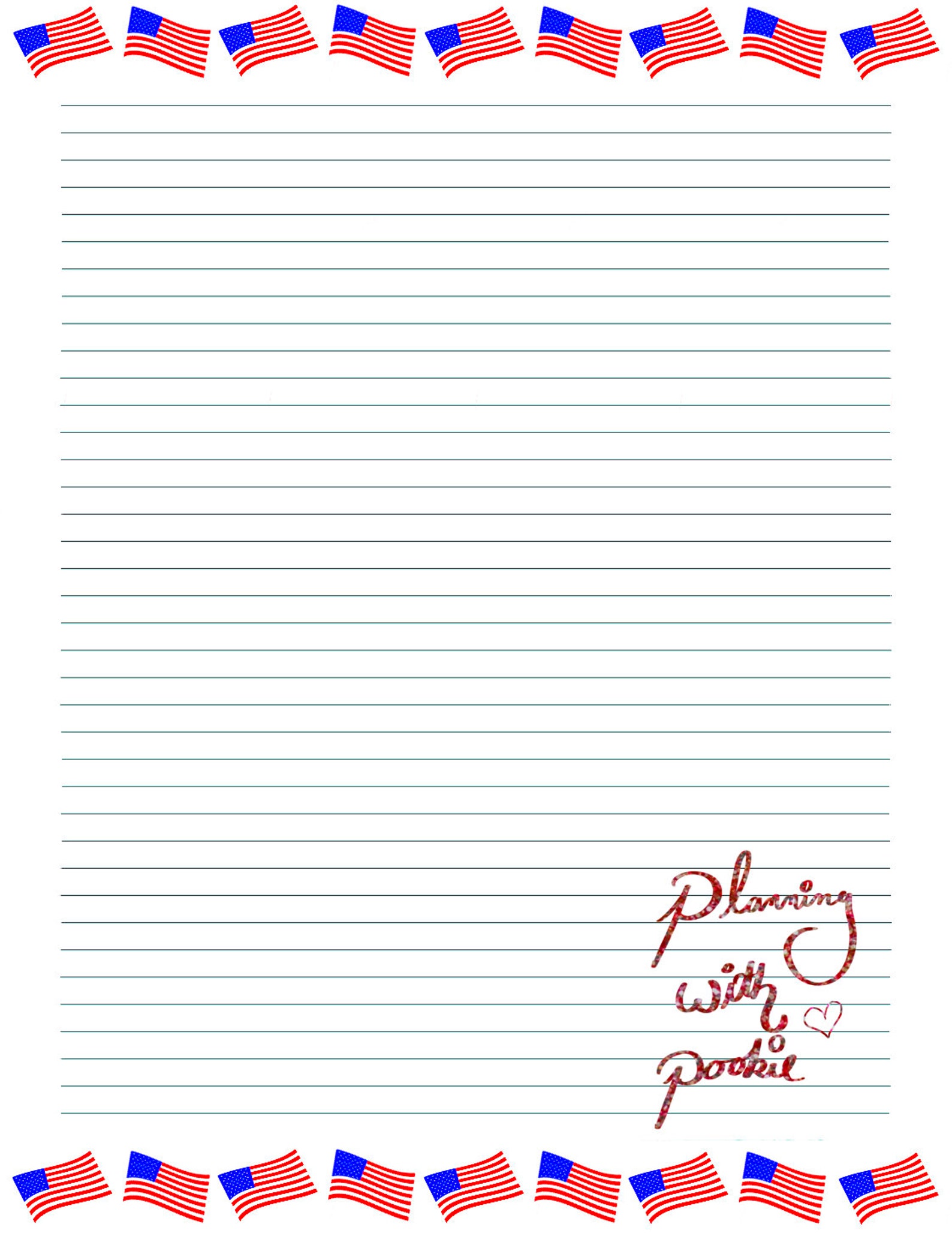 4th of July Printable PDF - Etsy