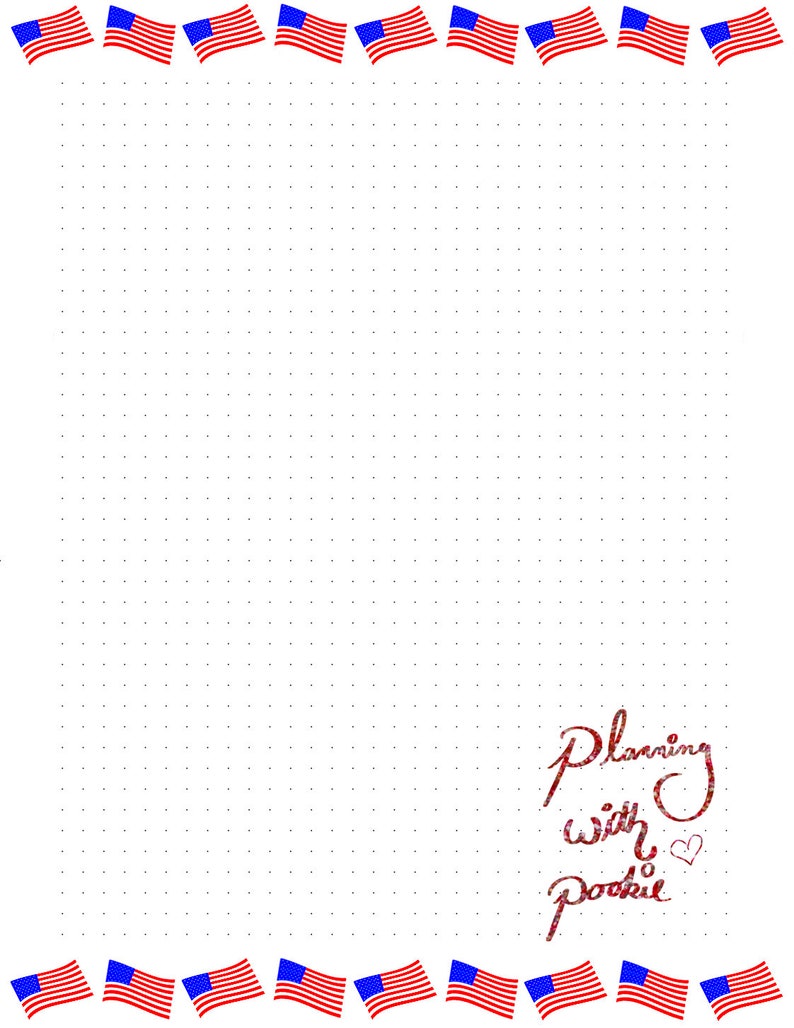 4th of July Printable PDF - Etsy