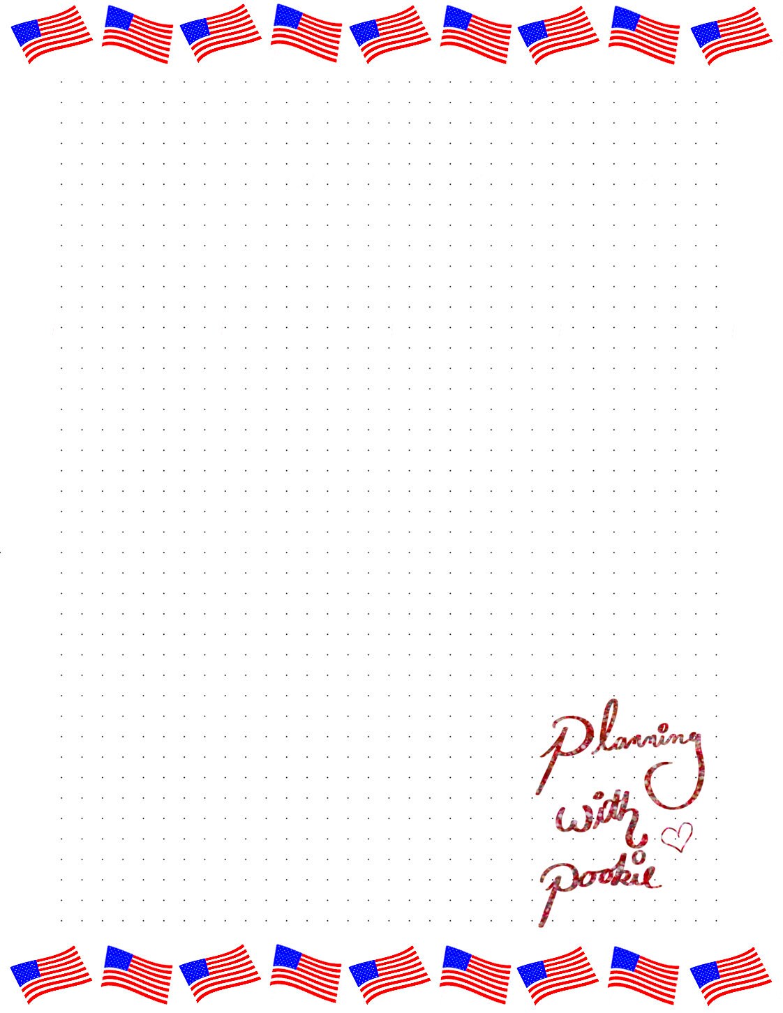 4th of July Printable PDF - Etsy