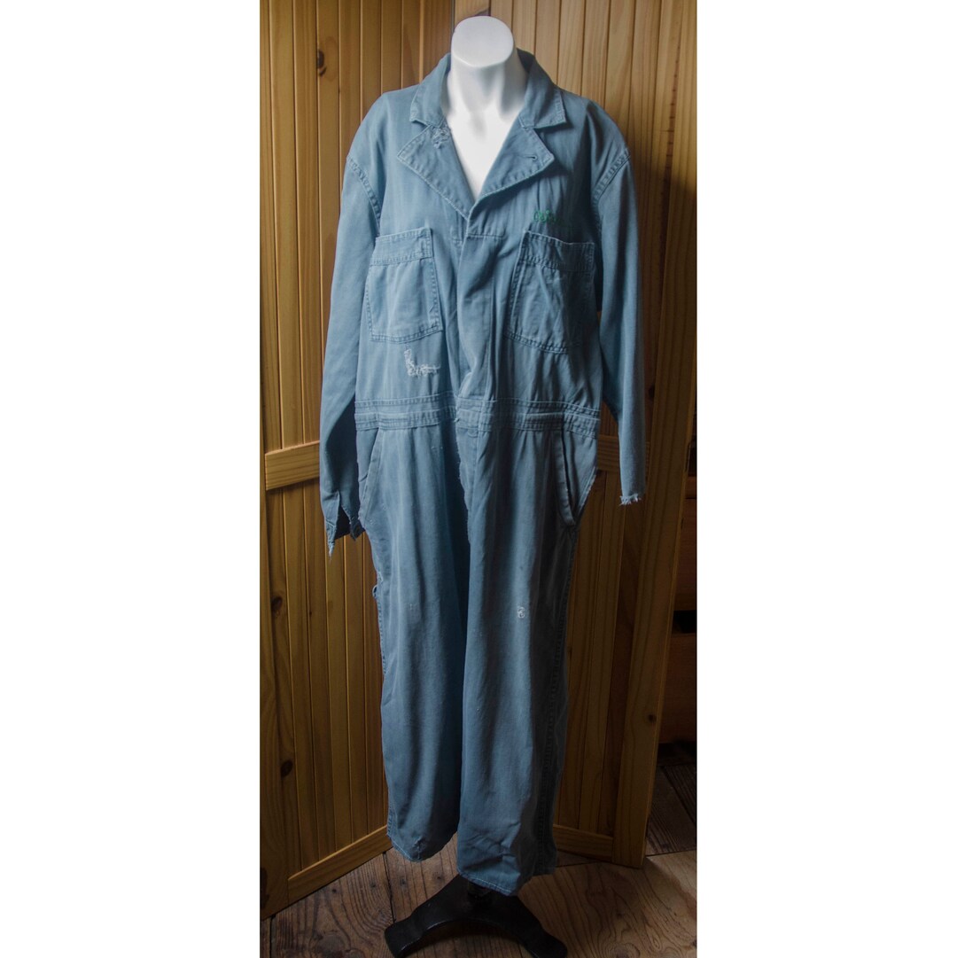 Vintage 1940's Frontier Airlines Air Mail Work Jumpsuit Coveralls - Etsy